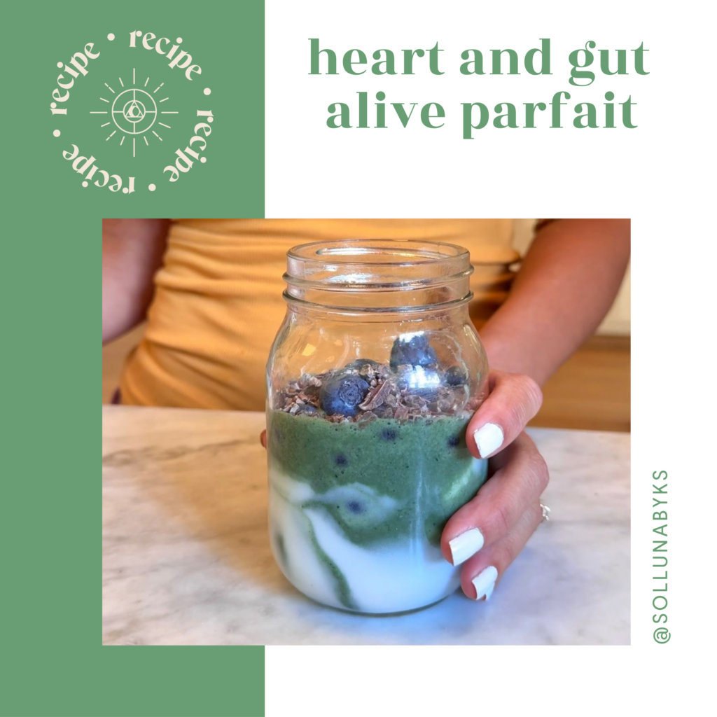 Heart and Gut Alive Parfait Recipe | Solluna by Kimberly Snyder